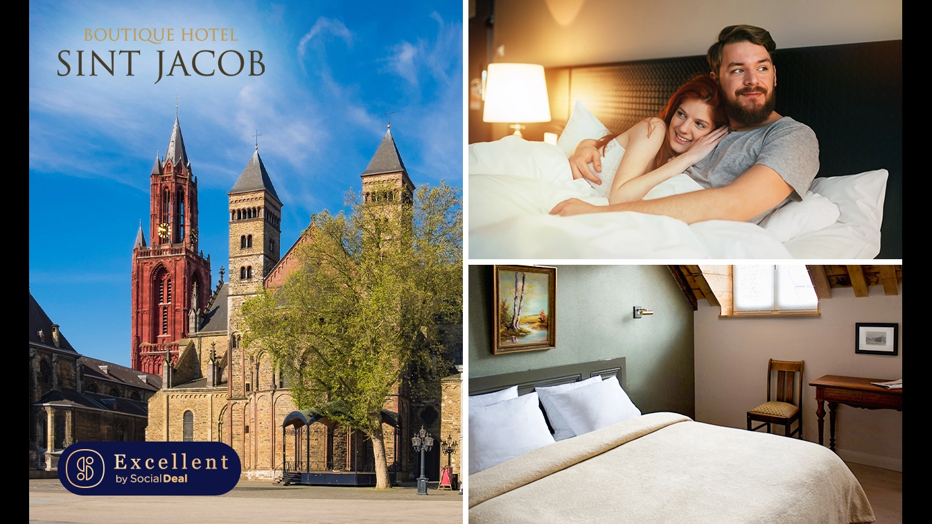 Boutique Hotel Sint Jacob, Overnachting voor 2 + ontbijt in Maastricht ...