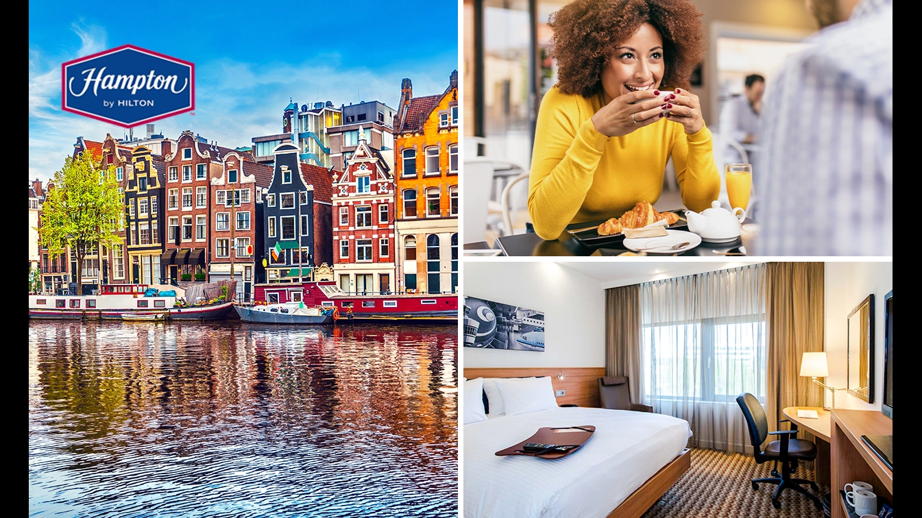 Hampton by Hilton Amsterdam Airport Schiphol, Overnachting voor 2 ...