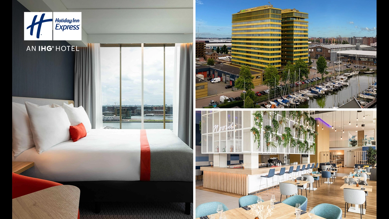 Holiday Inn Express Amsterdam - North Riverside, Overnachting voor 2 ...