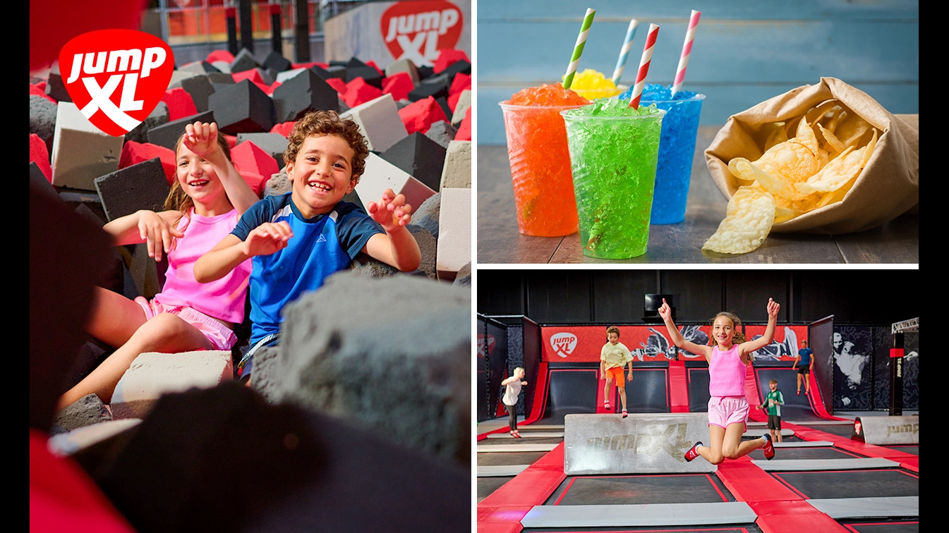 Jump XL Ede by Boaz, Entree (120 min) voor Jump XL Ede by Boaz + chips ...