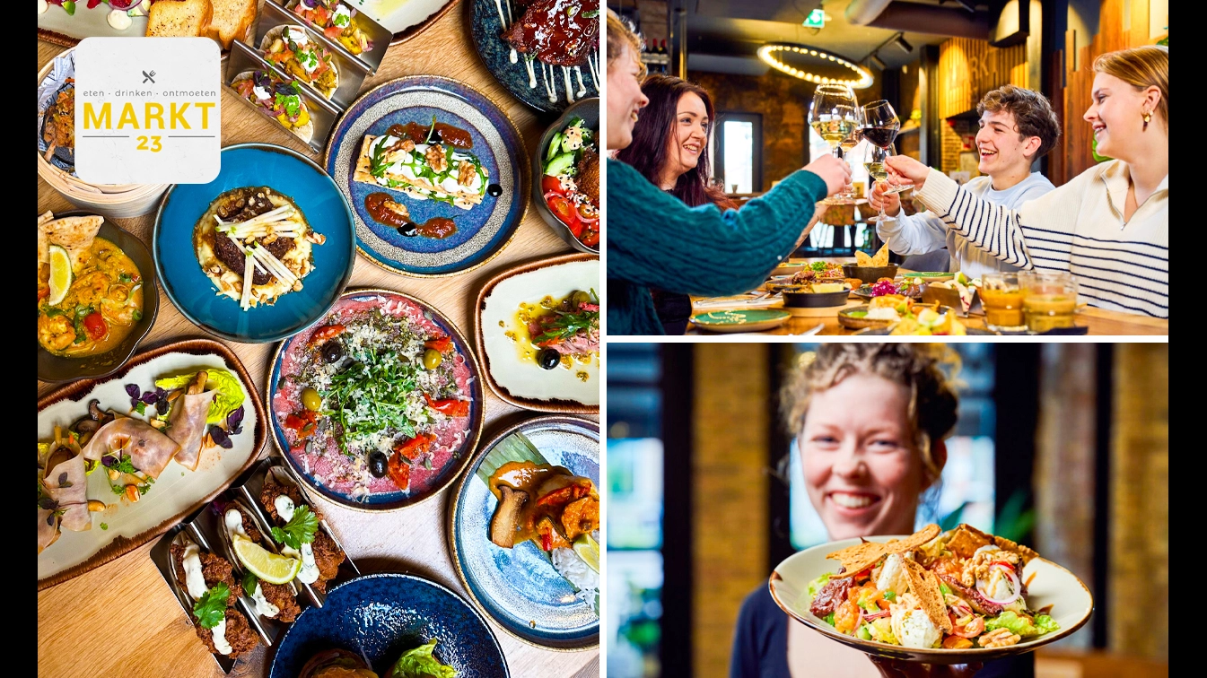 Markt23, 3-gangen keuzediner bespaar 44% in Friesland via Social Deal