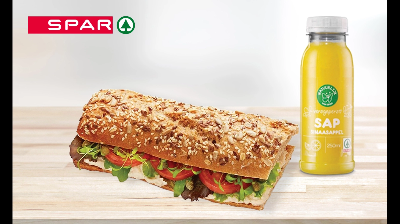 Spar Aveleijn, Belegd broodje naar keuze + smoothie bij Spar bespaar 50 ...