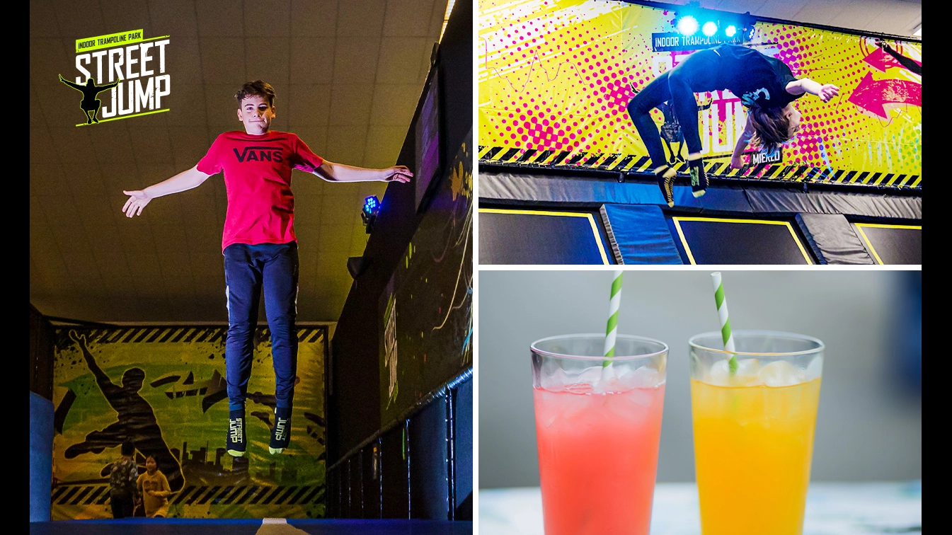 Street Jump Mierlo, Vrij jumpen (2 uur) + 1 zakje chips en limonade ...