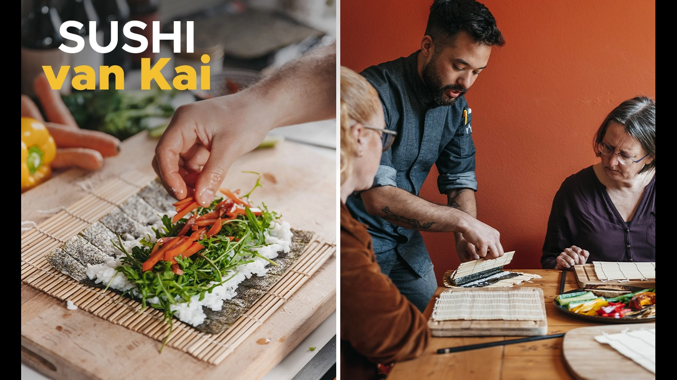 Sushi van Kai, Workshop sushi maken (2 uur) bij Sushi van Kai bespaar ...