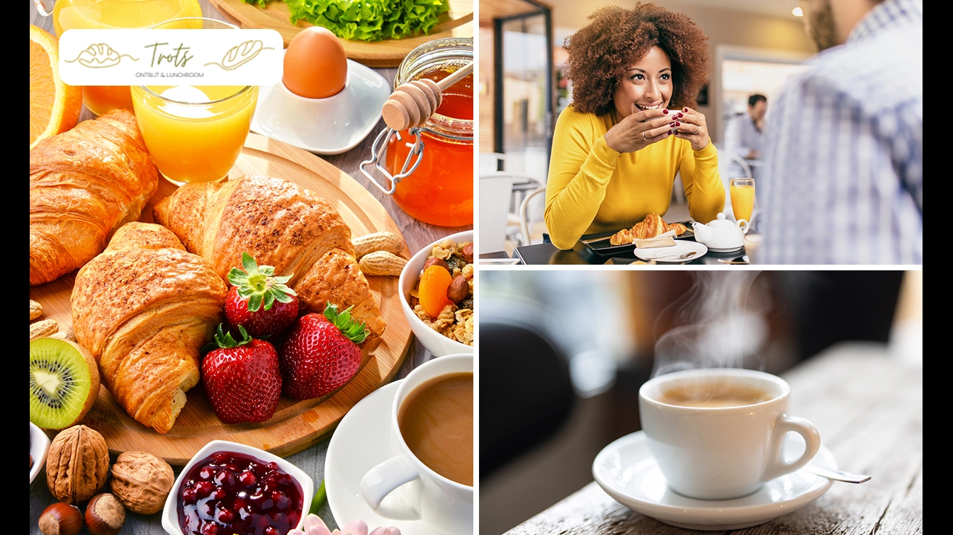 Trots Ontbijt & Lunchroom, Uitgebreid ontbijtbuffet (1,5 uur) bespaar ...